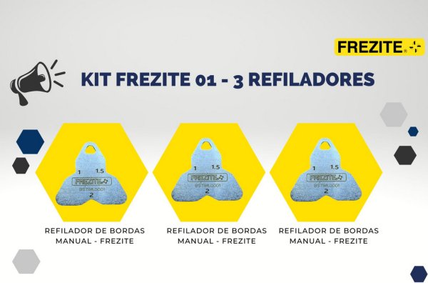 KIT FREZITE 01 - (3 REFILADORES) | Frezite - Loja Online